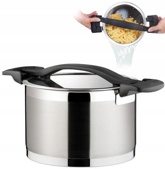 GARNEK Z POKRYWKĄ CEDZAK ULTIMA TESCOMA 20cm 4l (8595028454604) • Cena ...