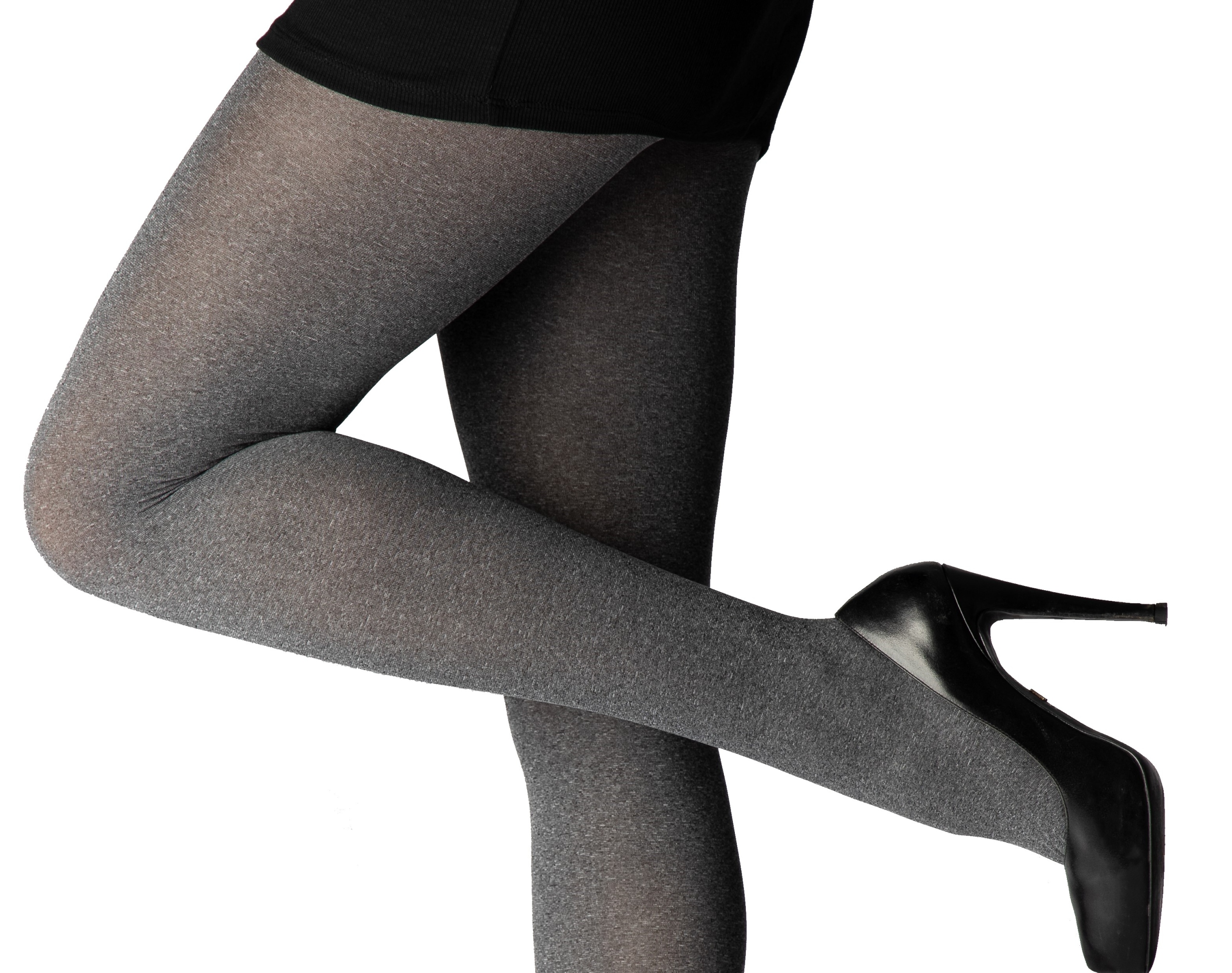 Rajstopy gładkie Calze Moda 60den szary Melange rozmiar 4 ...