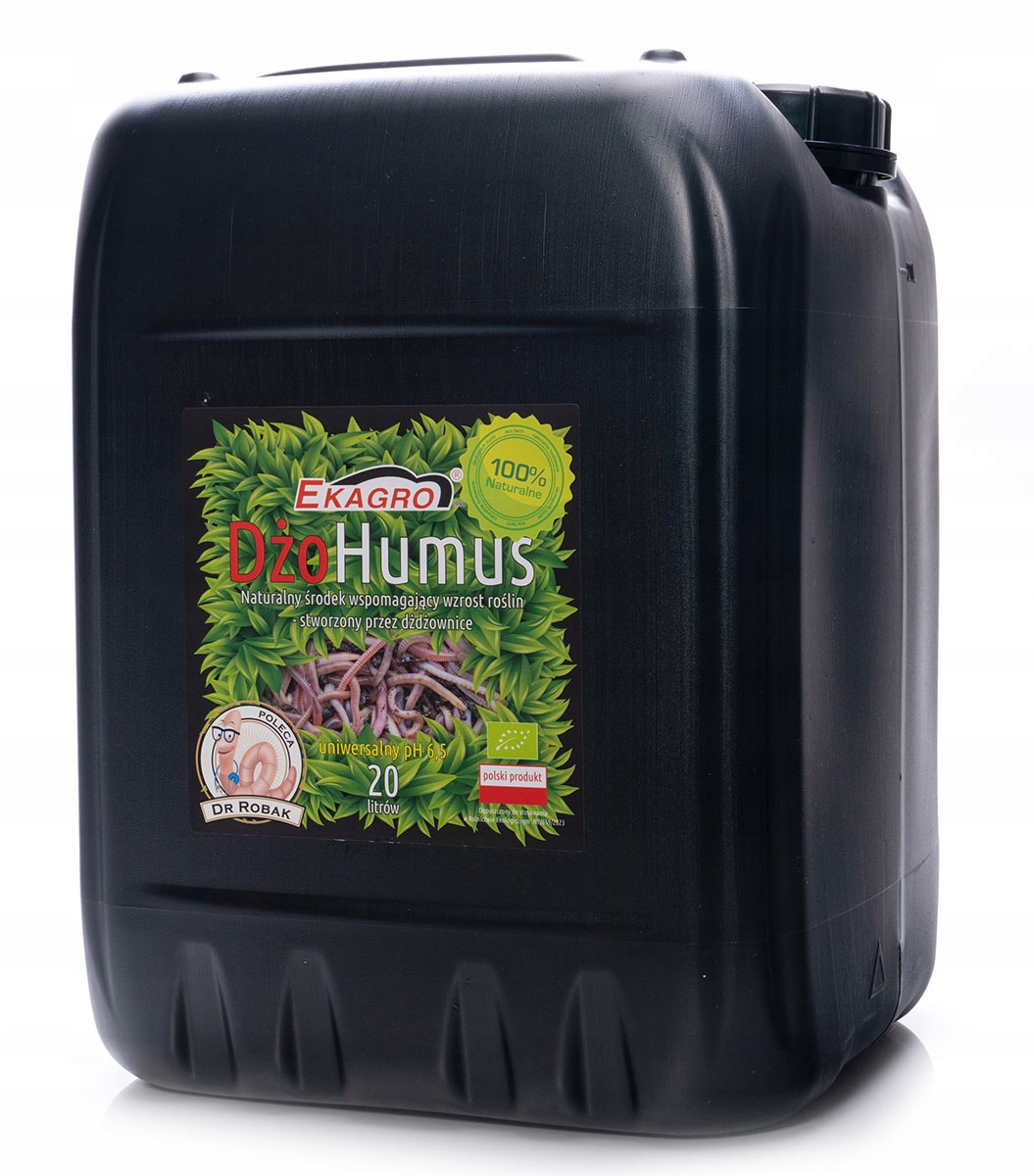 Nawóz BioHumus Naturalny Ekologiczny od Dżdżownic 20L Polski Producent ...