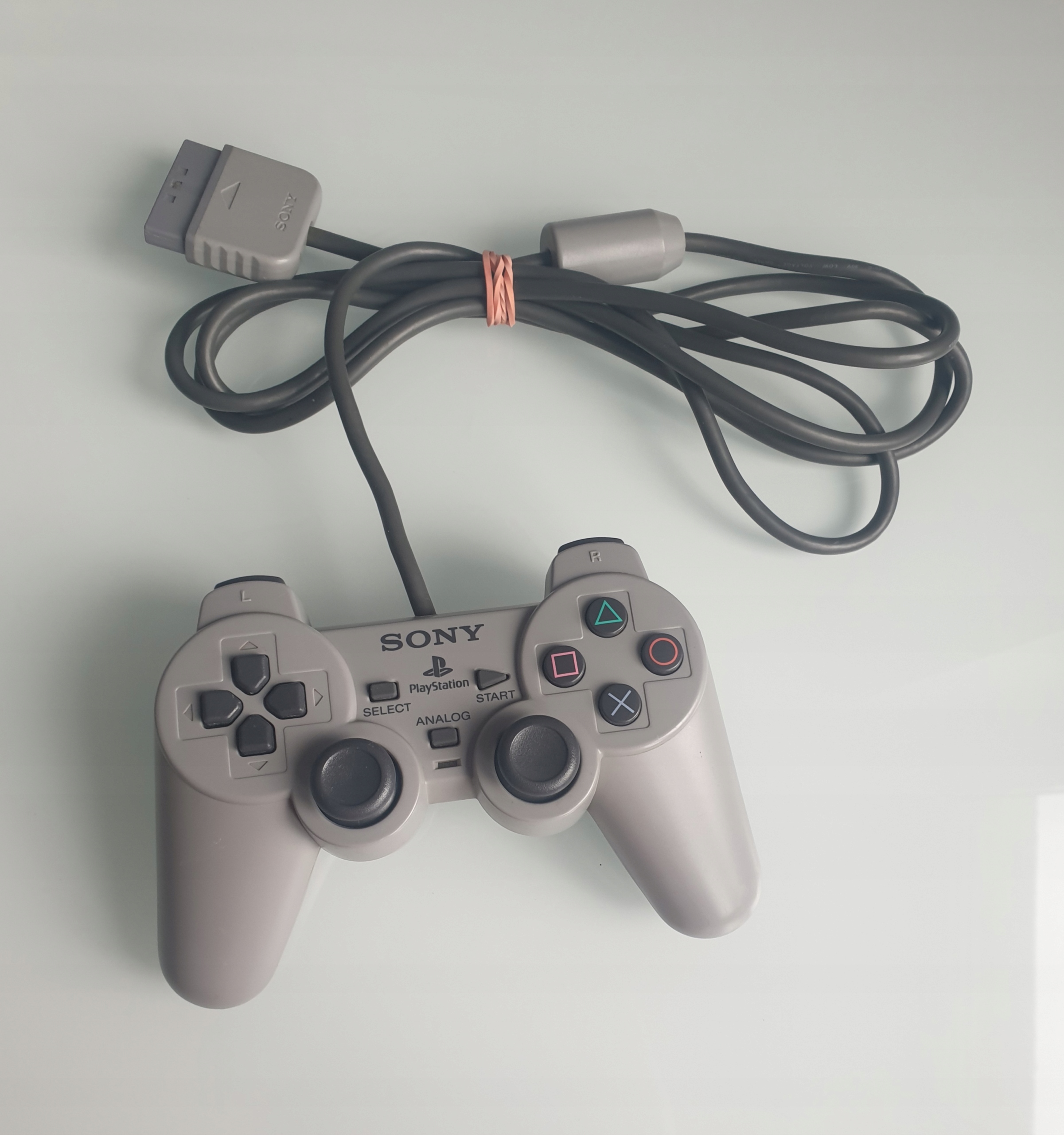 SZARY DUAL ANALOG PAD PS1 PSX PSone SCPH1180 PLAYSTATYION | Tyczyn ...