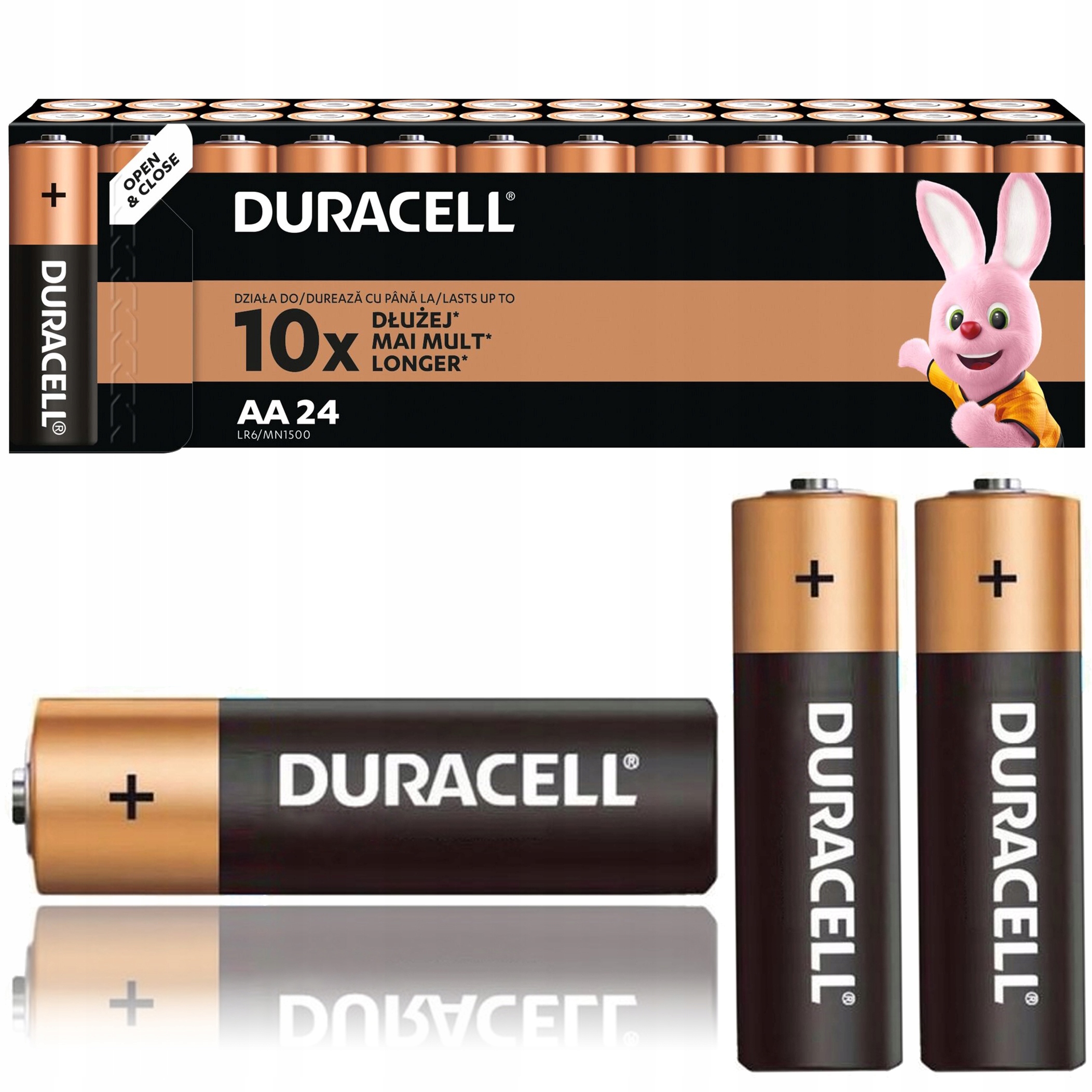 24x BATERIA DURACELL ALKALICZNA BASIC LR6 R6 AA - Sklep, Opinie, Cena w ...