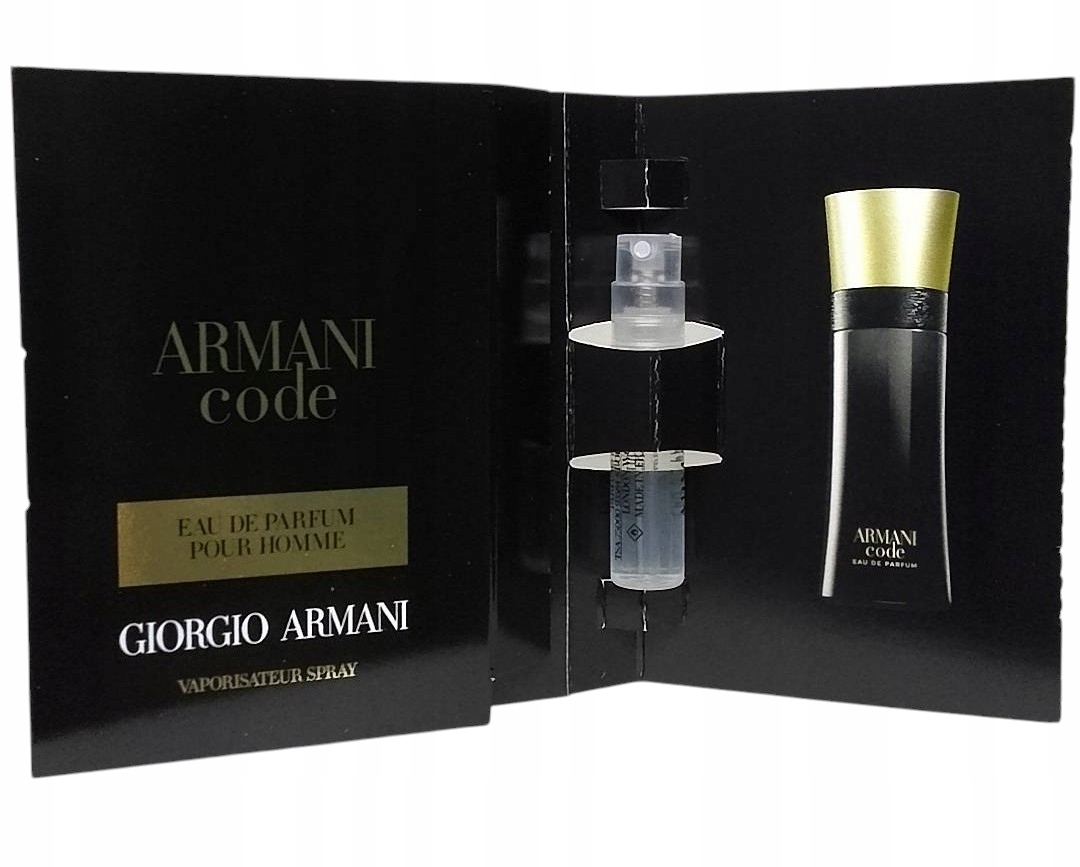 Armani Code EDP pour homme 1,2ml spray (3614273195416) • Cena, Opinie ...