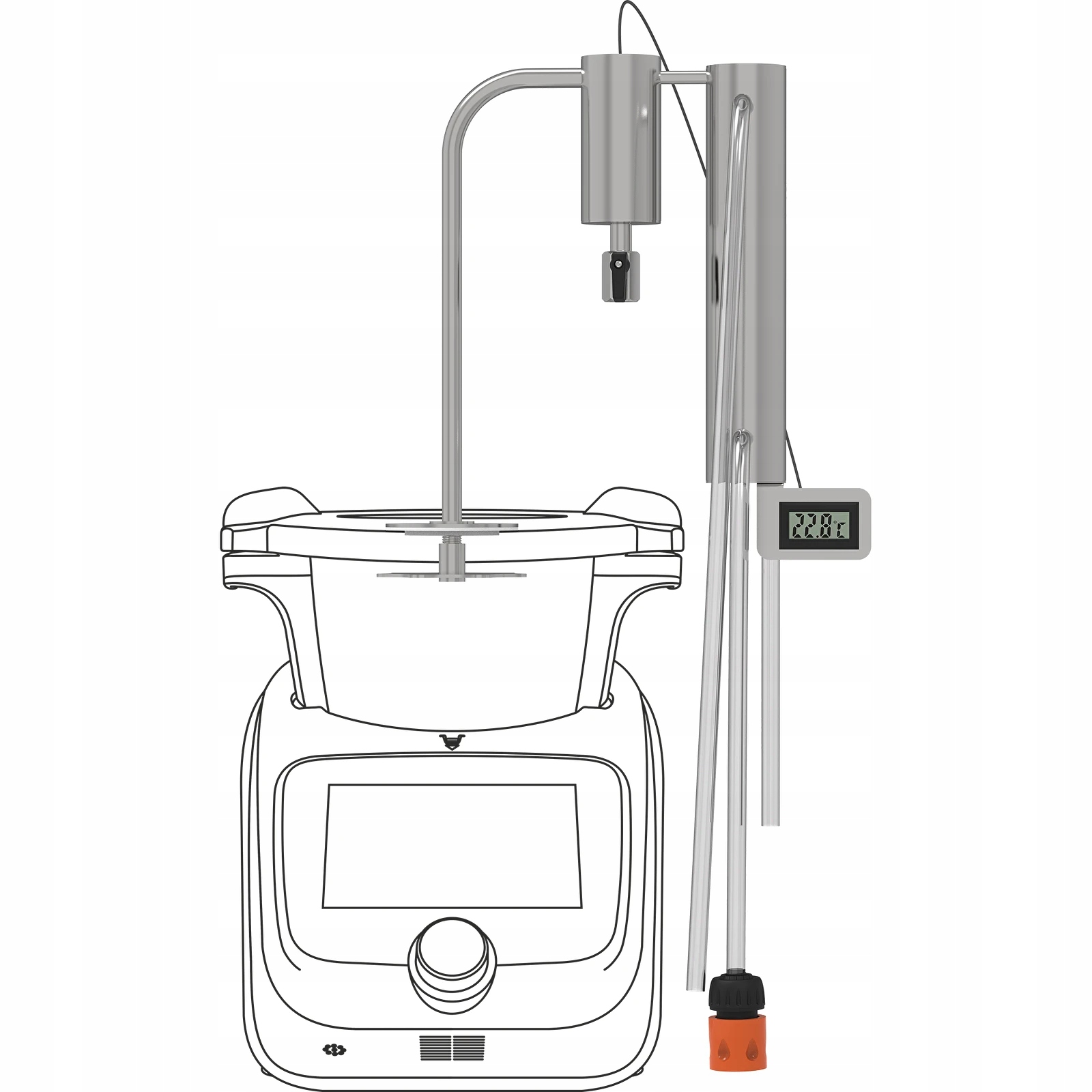Destylator do robota kuchennego multifunkcyjnego do thermomix lidlomix ... Destylator do robota kuchennego multifunkcyjnego do thermomix lidlomix ...