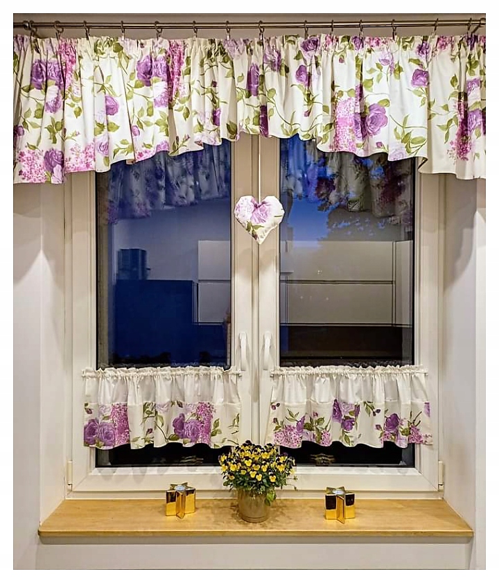 GOTOWE FIRANKI DO KUCHNI FIRANA W ŁUK DUŻO WZORÓW • Cena, Opinie ...