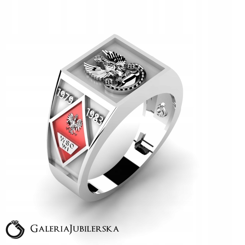 SYGNET SREBRNY WSOWI WOJSKO POLSKIE LąDOWE • Cena, Opinie • Sygnety ...