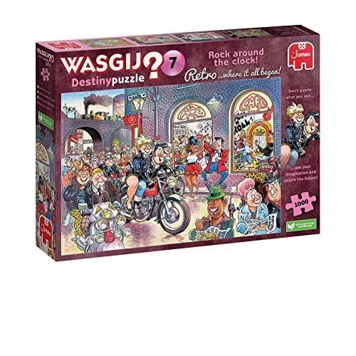 Jumbo, Wasgij Retro Destiny 7 - Rock around the Clock , Jigsaw Puzzles ...