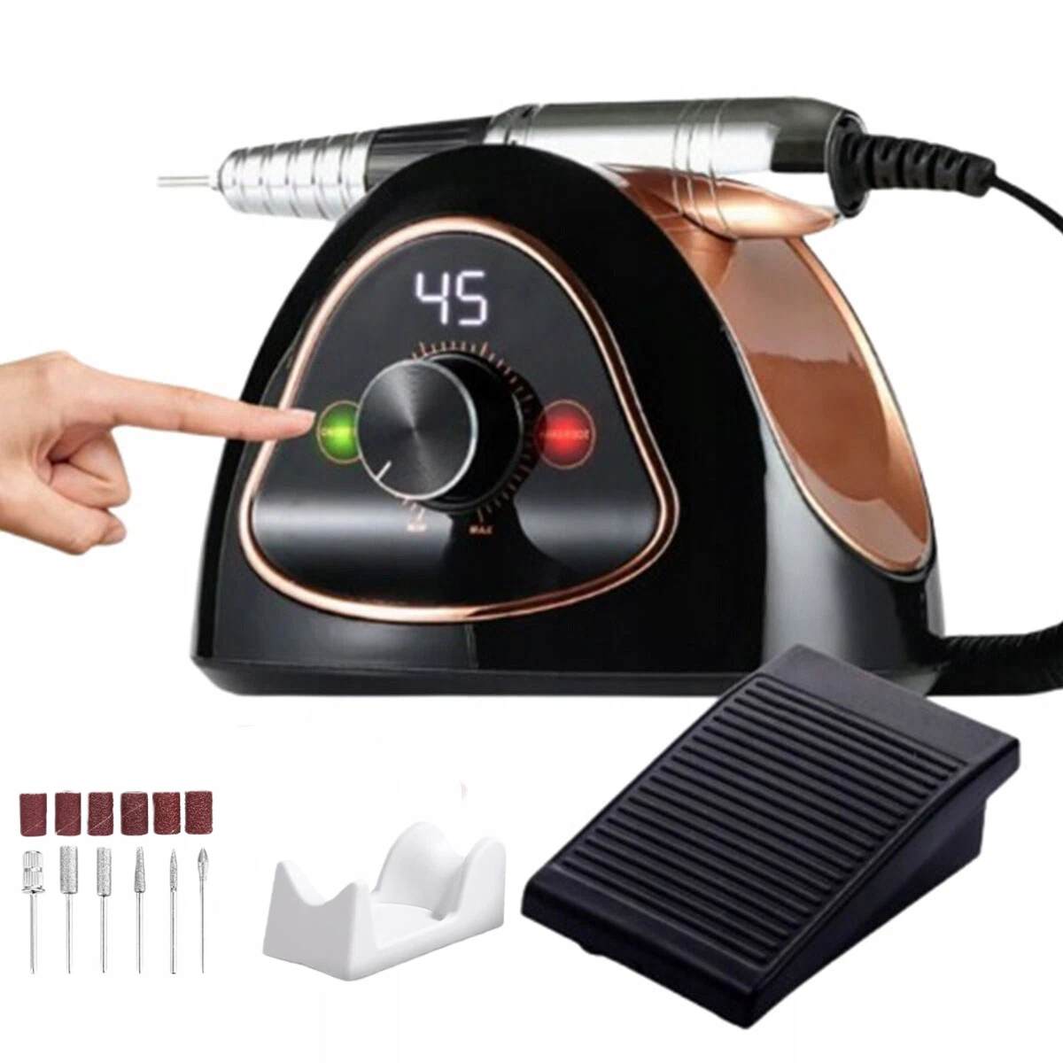 KÖRÖMMARÓ GÉP ERŐS MANIKŰR PEDIKŰR PROFESSZIONÁLIS KÉSZLET ...