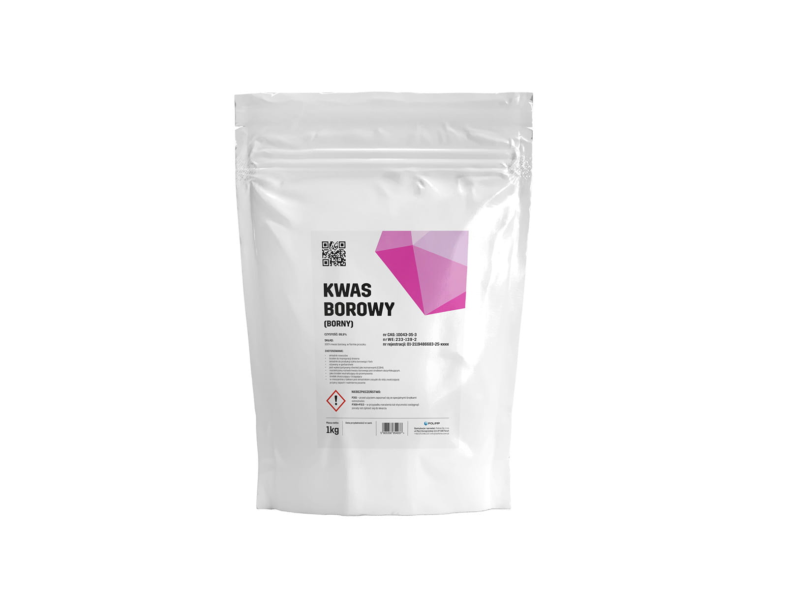 Kwas borowy borny proszek do stóp na rany karaluchy 1kg (5905358854037 ...