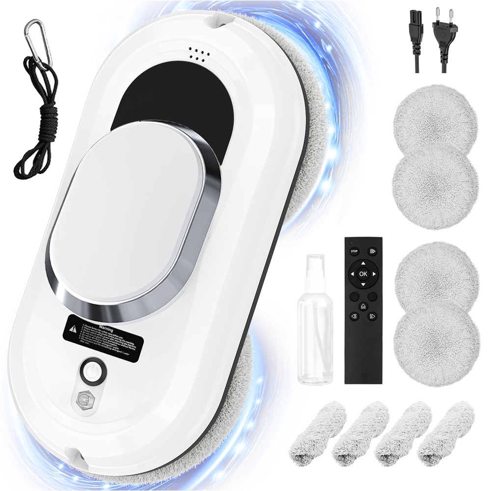 AUTOMATYCZNY INTELIGENTY ROBOT DO MYCIA OKIEN SZYB LUSTRA ZESTAW Z ...