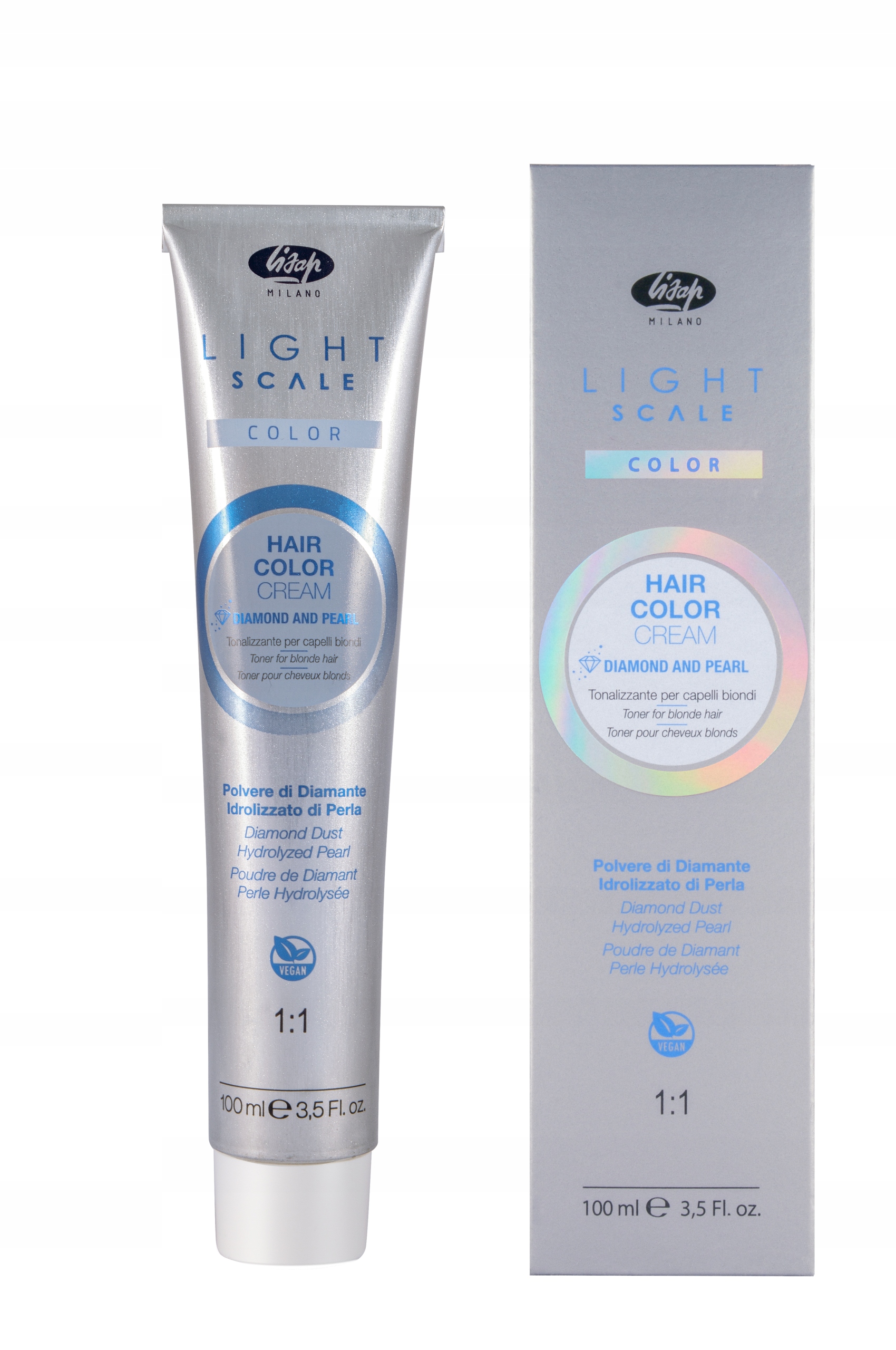 Lisap light scale toner farba do włosów blond 07 • Cena, Opinie - Allegro