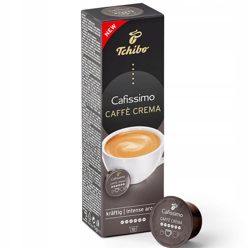 Tchibo Cafissimo Caffe Crema Intense Aroma 10 kaps • Cena, Opinie - Allegro