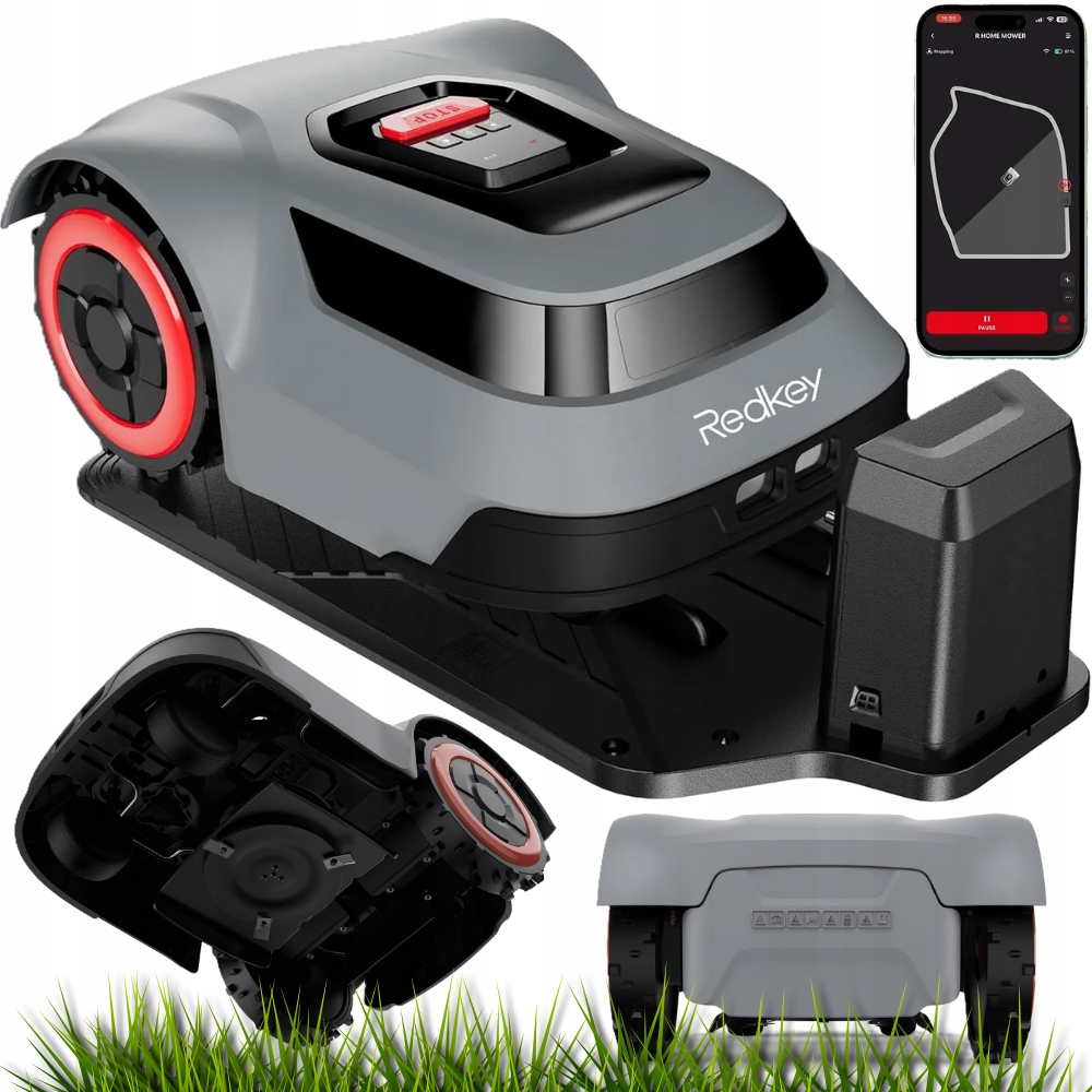 ROBOT KOSZĄCY KOSIARKA AUTOMATYCZNA REDKEY MGC1000 APKA 1000m² IPX6 ...