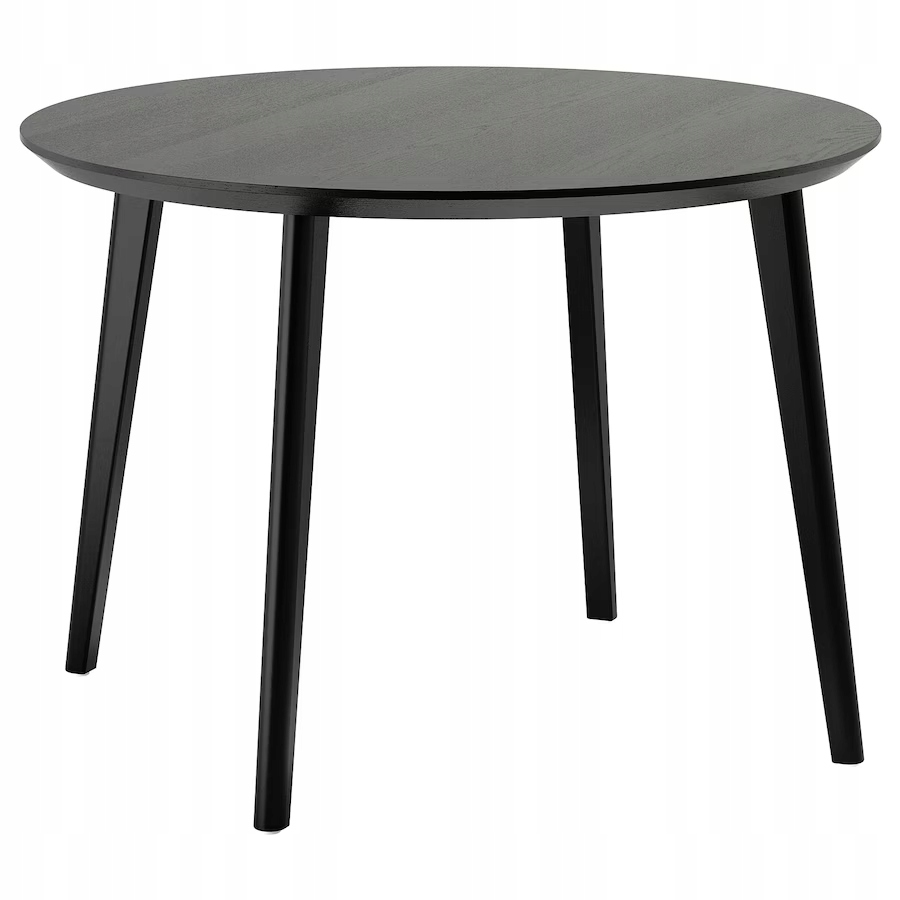 Stół okrągły IKEA 105 x 105 x 74cm czarny • Cena, Opinie • Stoły ...
