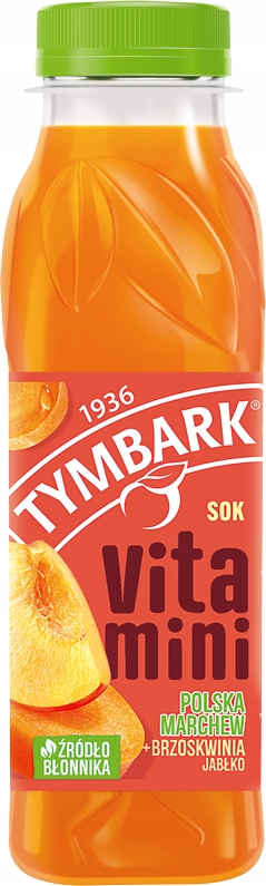 Sok 100% Tymbark Vitamini brzoskwinia jabłko 300ml (5900334002600 ...