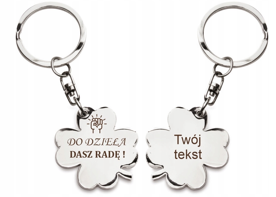 Brelok koniczynka LUCK Do dzieła dasz rade (5905179634634) • Cena ...
