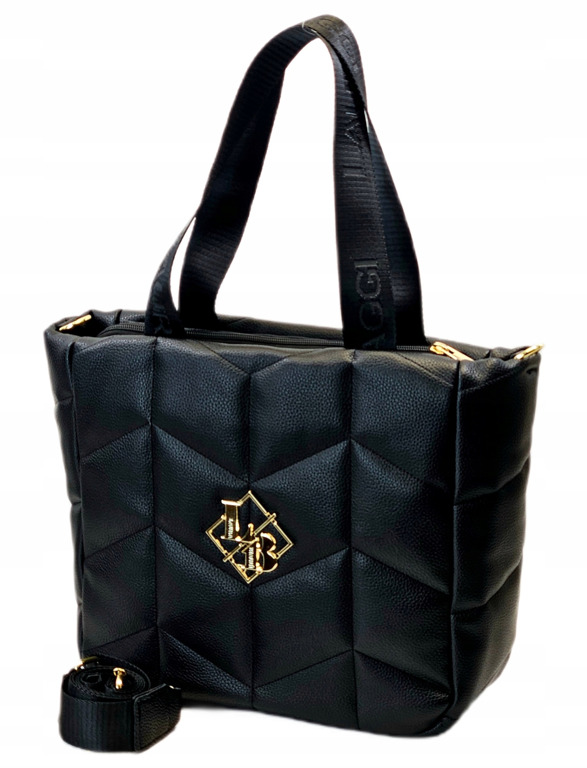 Laura Biaggi torebka shopper skóra ekologiczna czarny (5907554489440) • Cena, Opinie • Shoppery ...