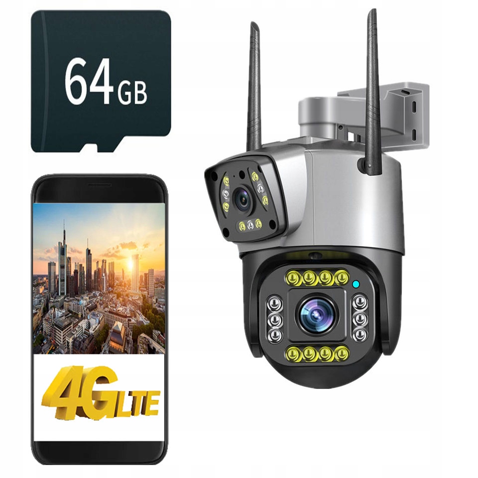 ZEWNĘTRZNA KAMERA IP NA KARTĘ SIM 5Mpx LTE 4G GSM - Sklep, Opinie, Cena ...