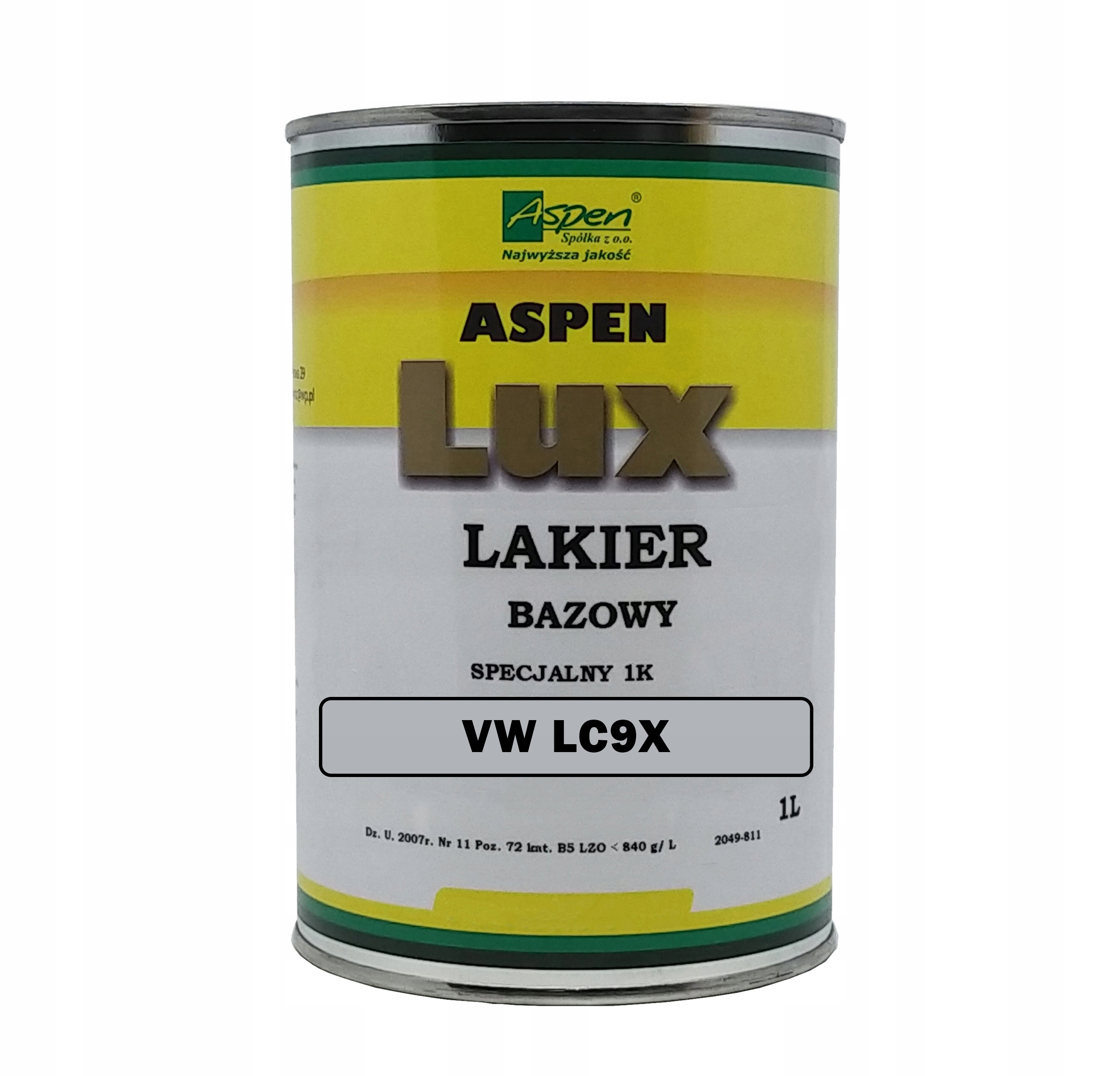 LAKIER BAZOWY VW LC9X ASPEN LUX 1:0,7 za 119 zł z Wrocław - Allegro.pl ...
