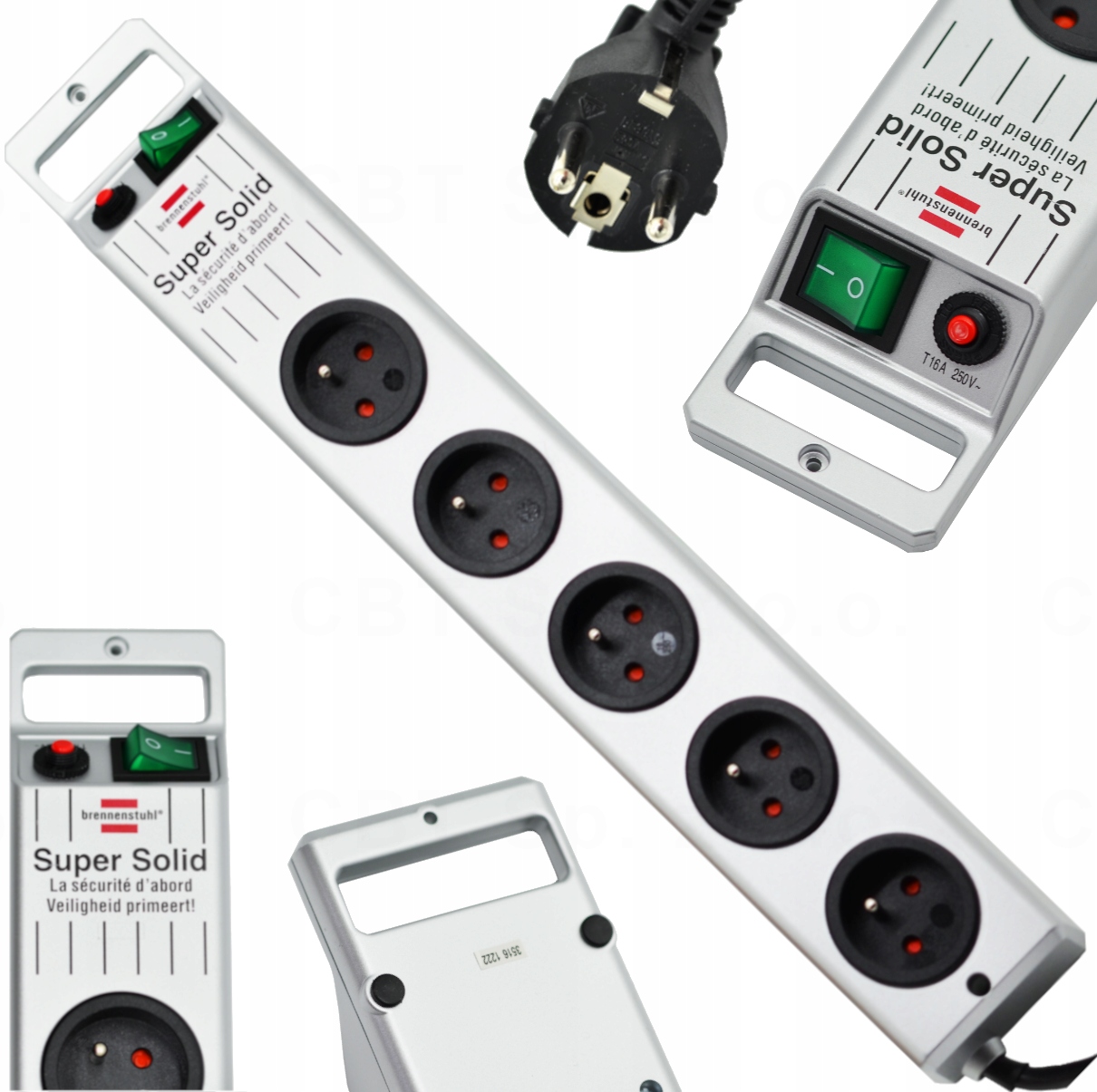 LISTWA ZASILAJĄCA PRZEDŁUŻACZ BIUROWY Super-Solid 5G 2,5m BRENNENSTUHL - Sklep, Opinie, Cena w ...