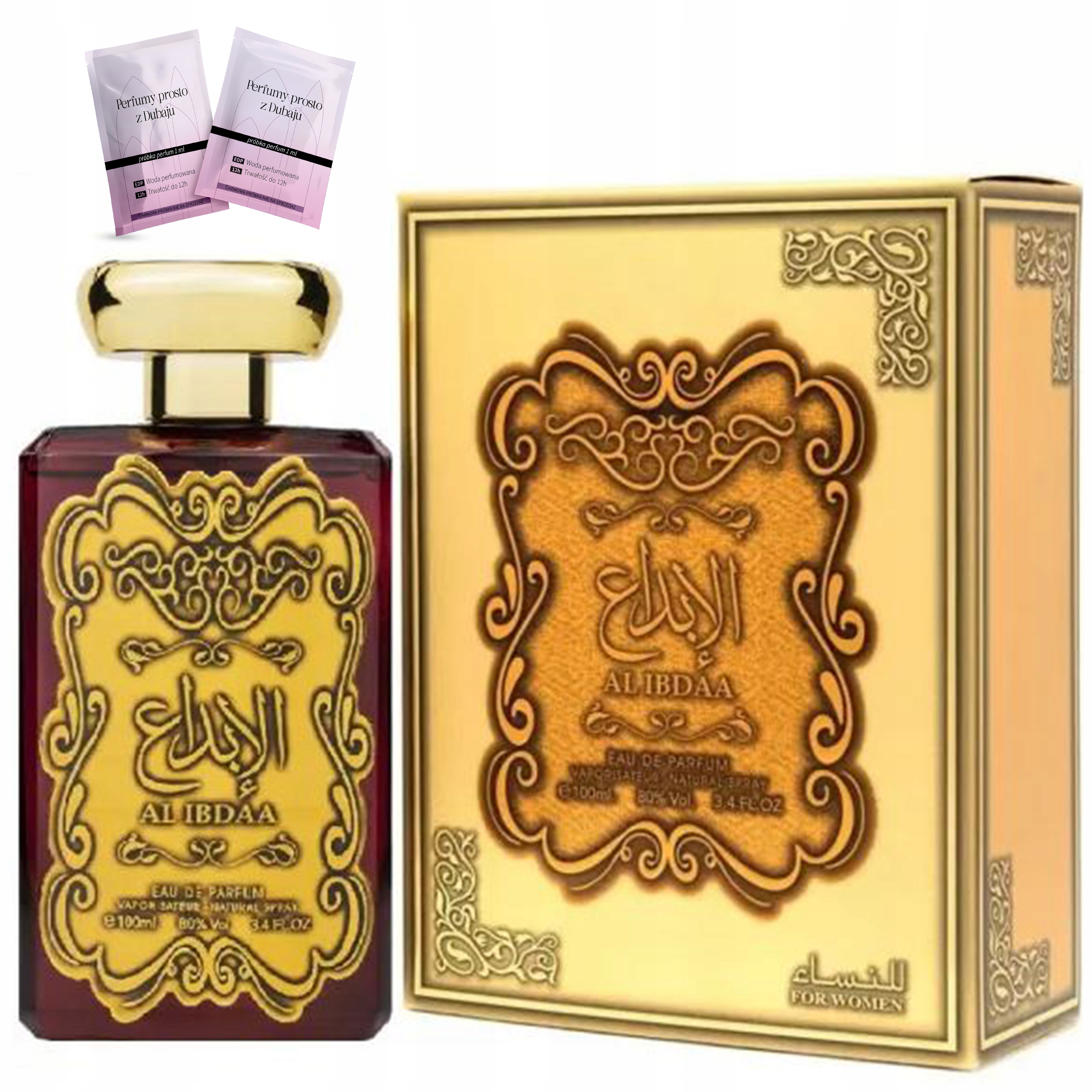 NŐI PARFÜM ARD AL ZAAFARAN AL IBDAA GOLD VIRÁGOS GYÜMÖLCSÖS ÉDES za 9760.00HUF-ért - Allegro