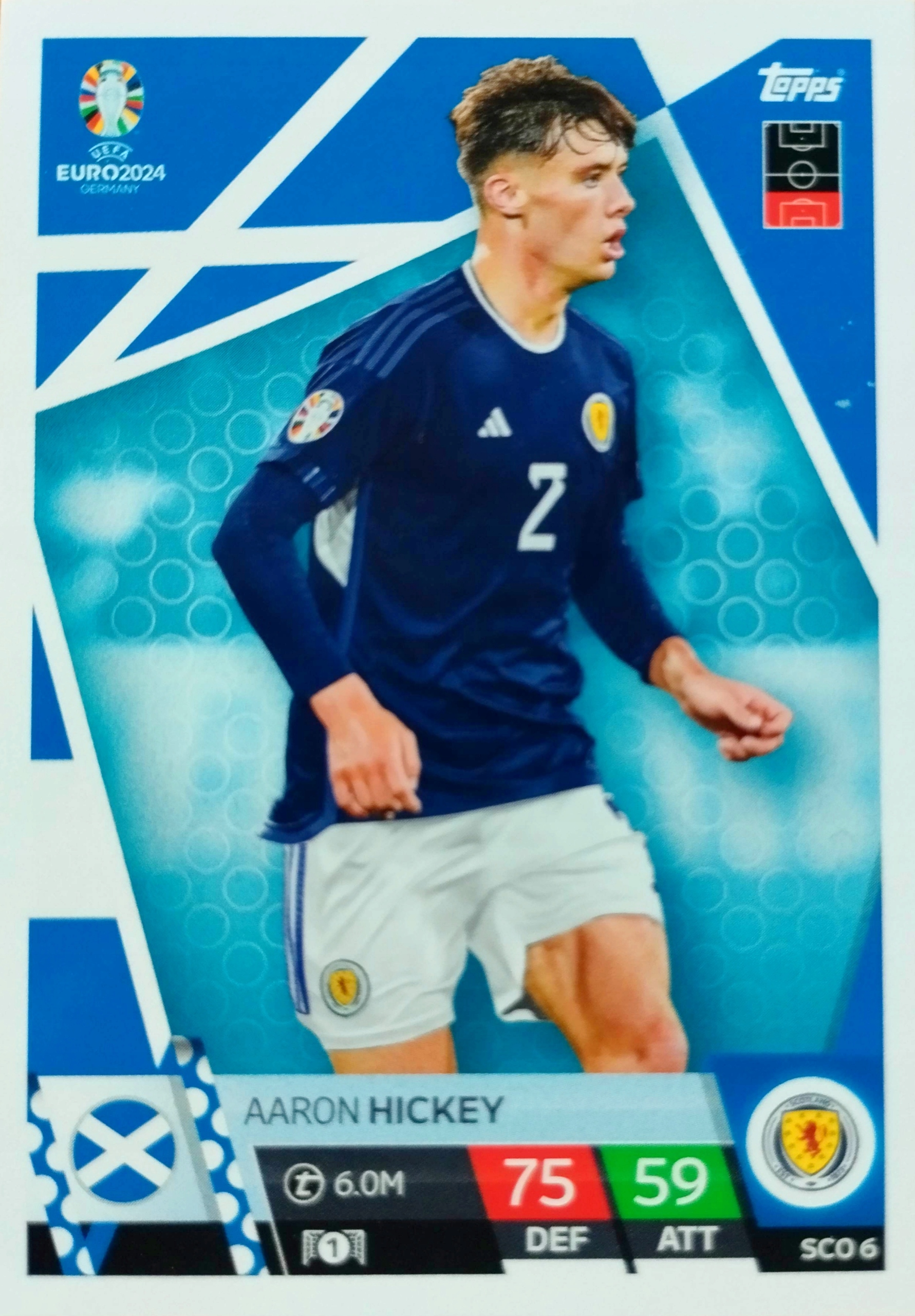 EURO 2024 TOPPS MATCH ATTAX SCO 6 AARON HICKEY SZKOCJA - 15345728754 ...