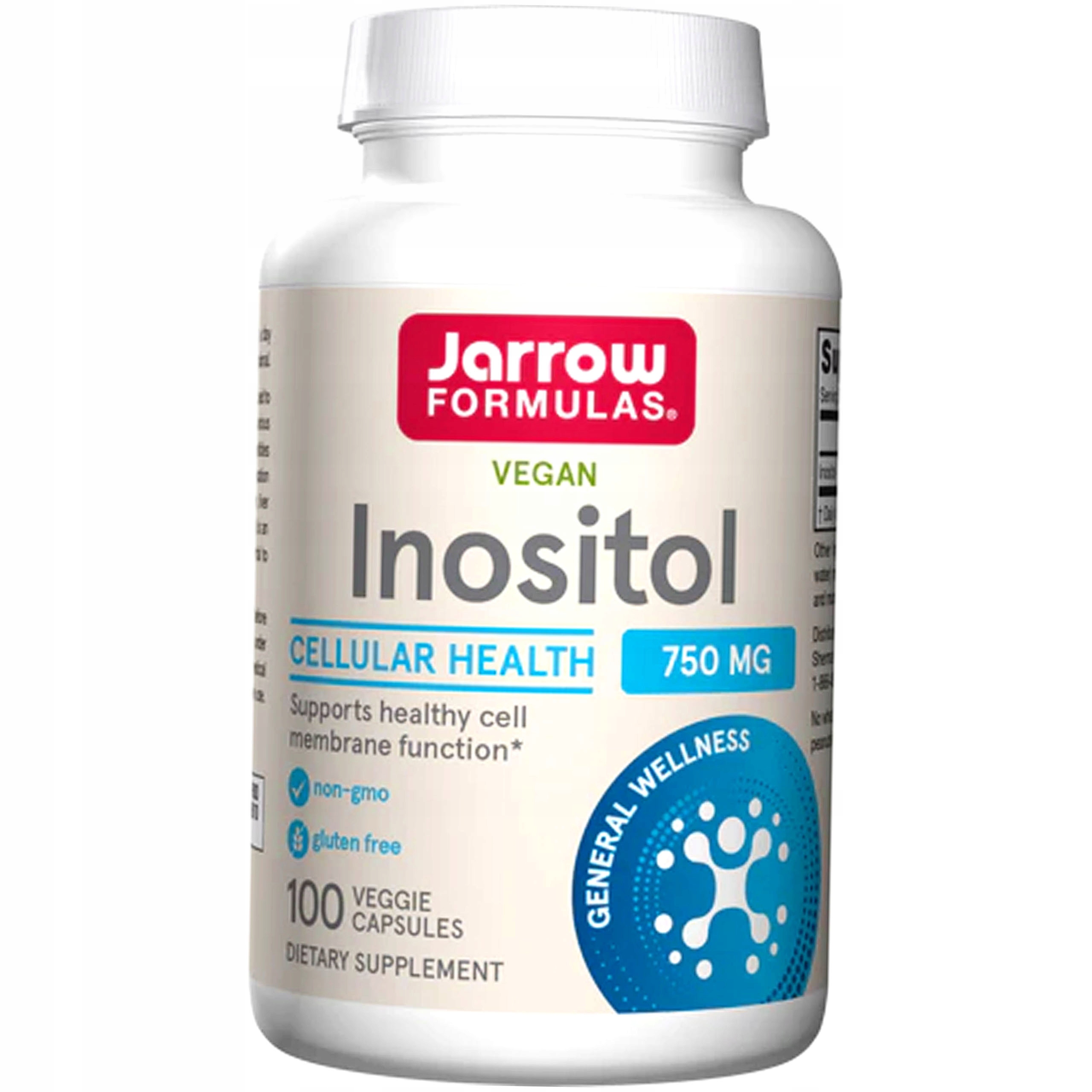 Jarrow Formulas Inositol Inozytol 750 Mg 100 Kapsułek - porównaj ceny ...