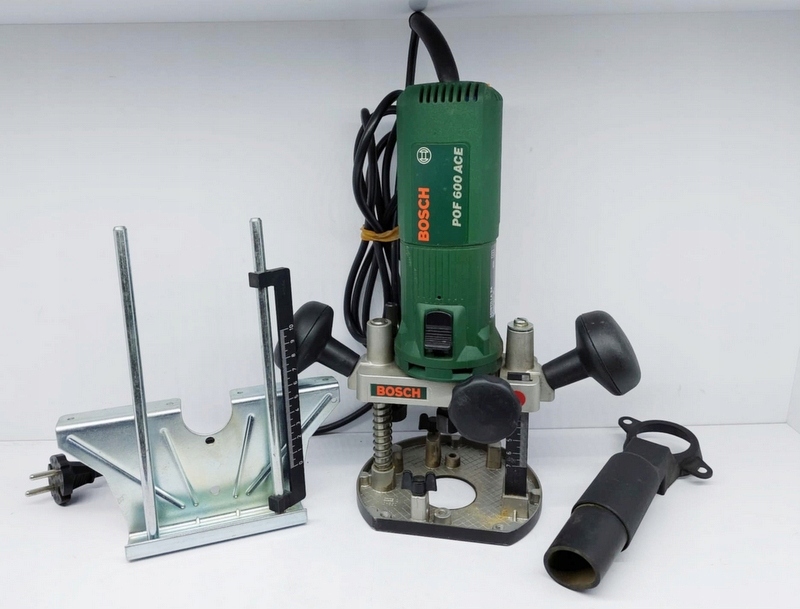 FREZARKA GÓRNOWRZECIONOWA BOSCH POF 600 ACE + PROWADNICA – BDB STAN ...