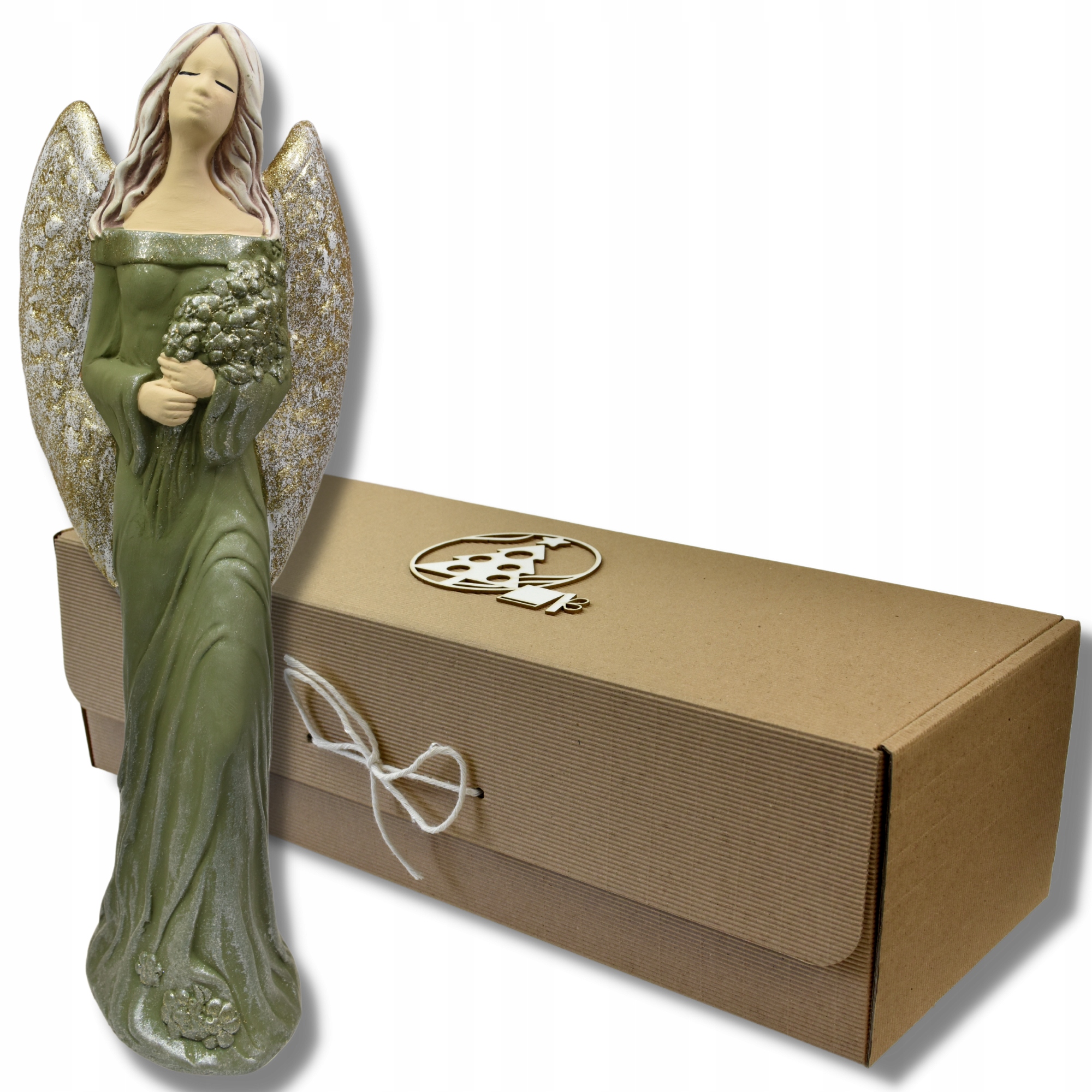 GRAWER Anioł Figurka Duża Ozdoba Prezent Kolor • Cena, Opinie • Figurki ...