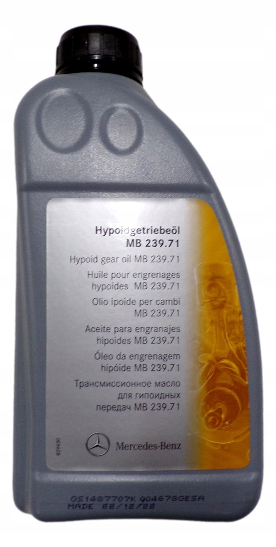 MERCEDES Olej przekladniowy 1 litr 239.71 OE - porównaj ceny - Allegro.pl