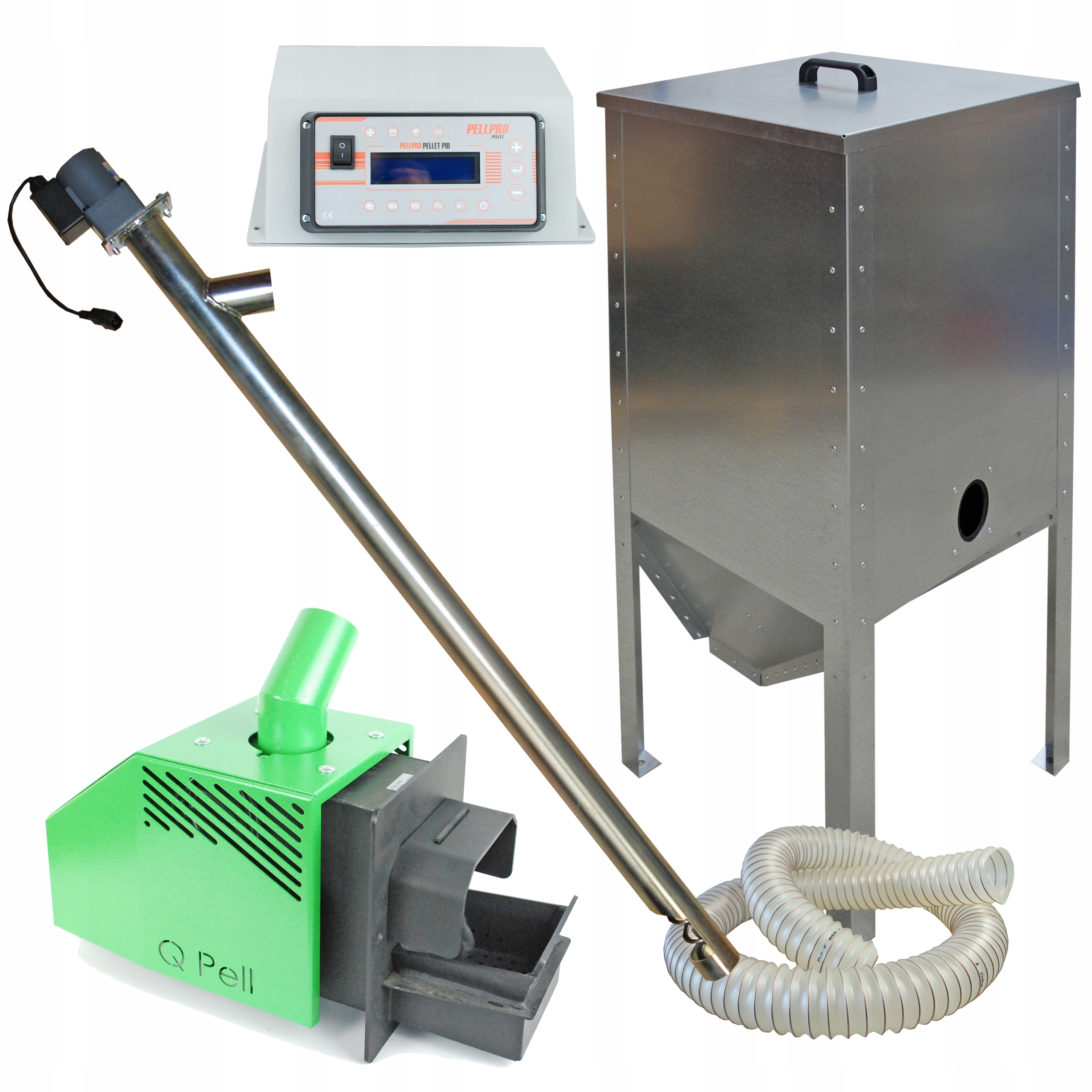 PODAJNIK PELLET QPELL 24 KW ZAPALARKA SPIRO 5KLASA (14856) • Cena ...