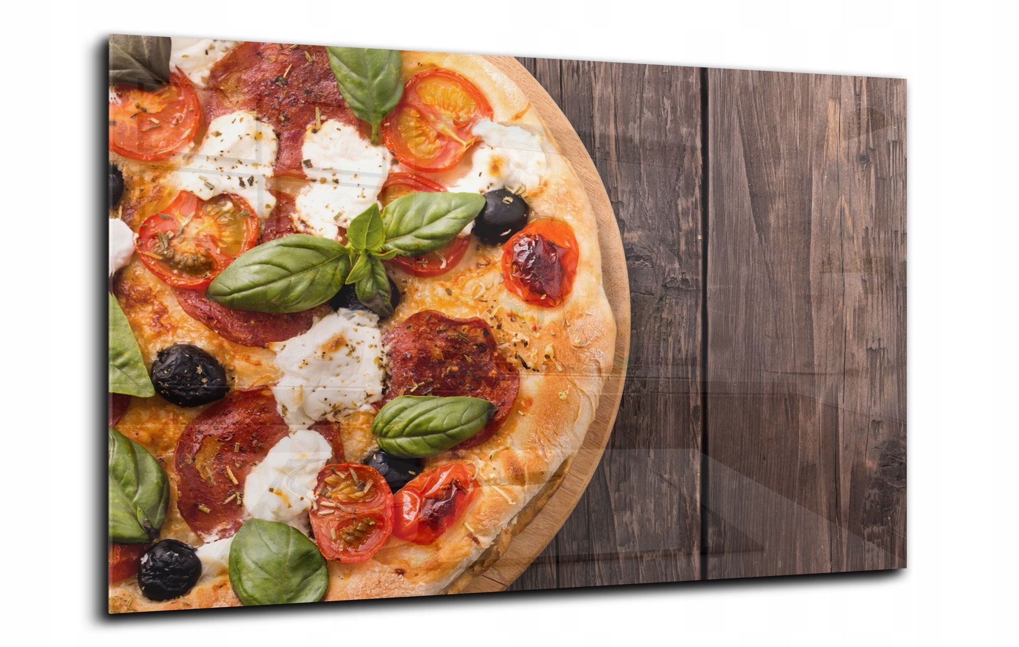 Panel ścienny szklany lacobel 90x55 pizza (5905563645932) • Cena ...