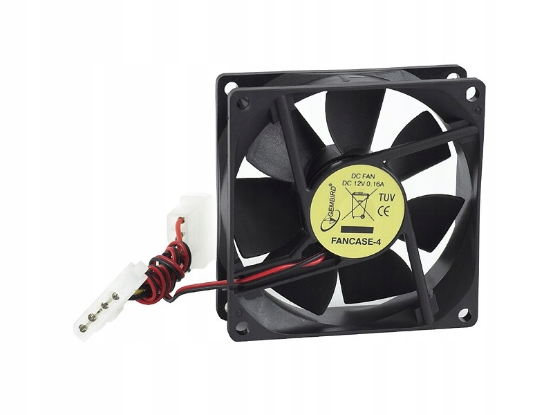 Wentylator 80x80x25mm 4-pin obudowa/zasilacz - Części komputerowe ...