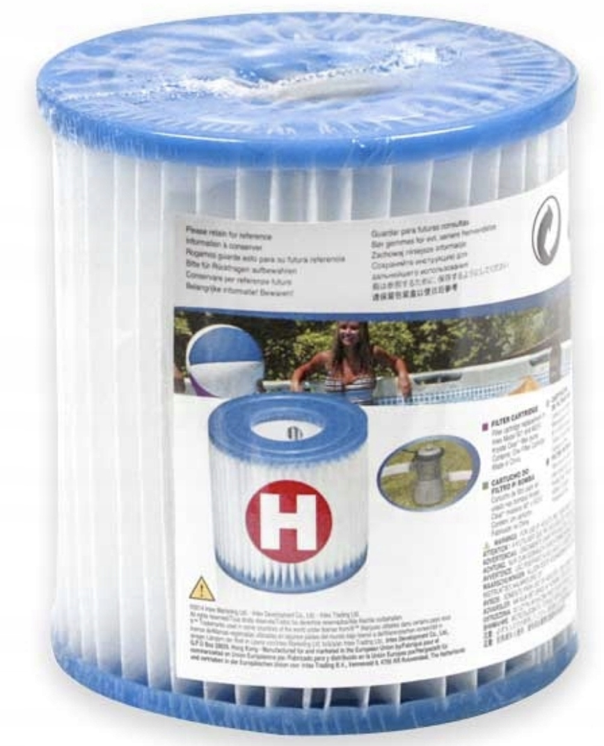 Filtr Filtry do Pompy Basenowej Basenu Wkład Filtracyjny INTEX typ H ...