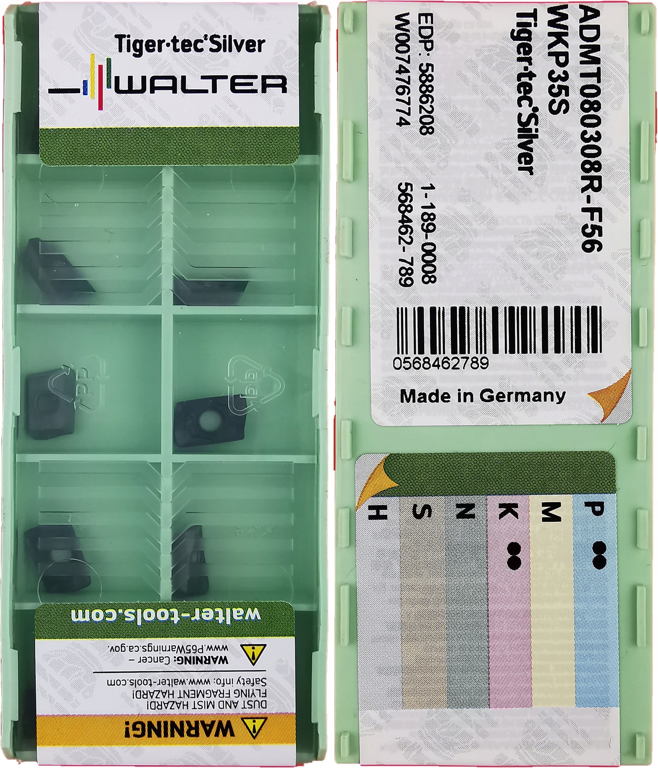 Vymeniteľné rezné doštičky WALTER ADMT 080308R-F56 WKP35S, • Ceny ...