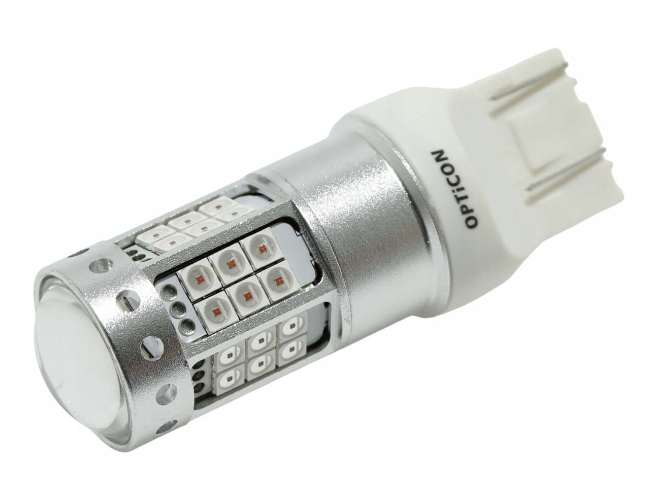 Żarówka LED W21/5W W21W 7443 T20 12V Dual Color USA Czerwono ...