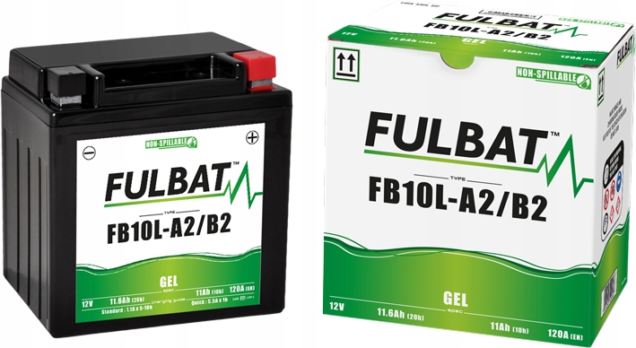 Akumulator FULBAT YB10L-B2 YB10L-A2 GEL za 237.42PLN z Swarzędz - Allegro - (15257347157)