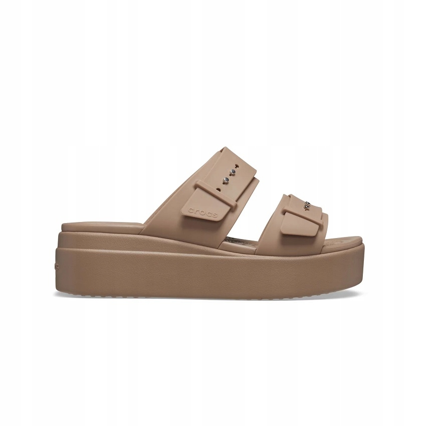 Sandały damskie CROCS BROOKLYN LOW WEDGE SANDAL W 207431 platforma 36,5 ...