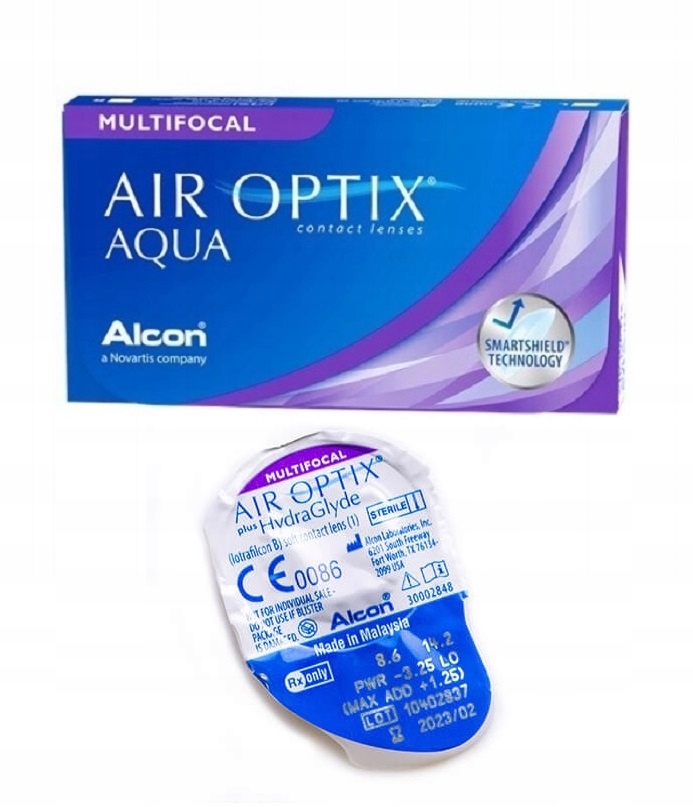 Soczewki miesięczne Alcon AIR OPTIX plus HydraGlyde Multifocal 3 szt. (0846566929382) • Cena ...