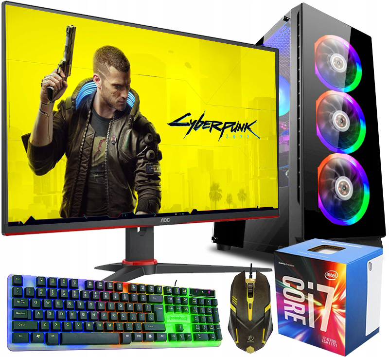 ZESTAW GAMINGOWY I7 RTX 4060 +MONITOR 27 - Sklep, Opinie, Cena w Allegro