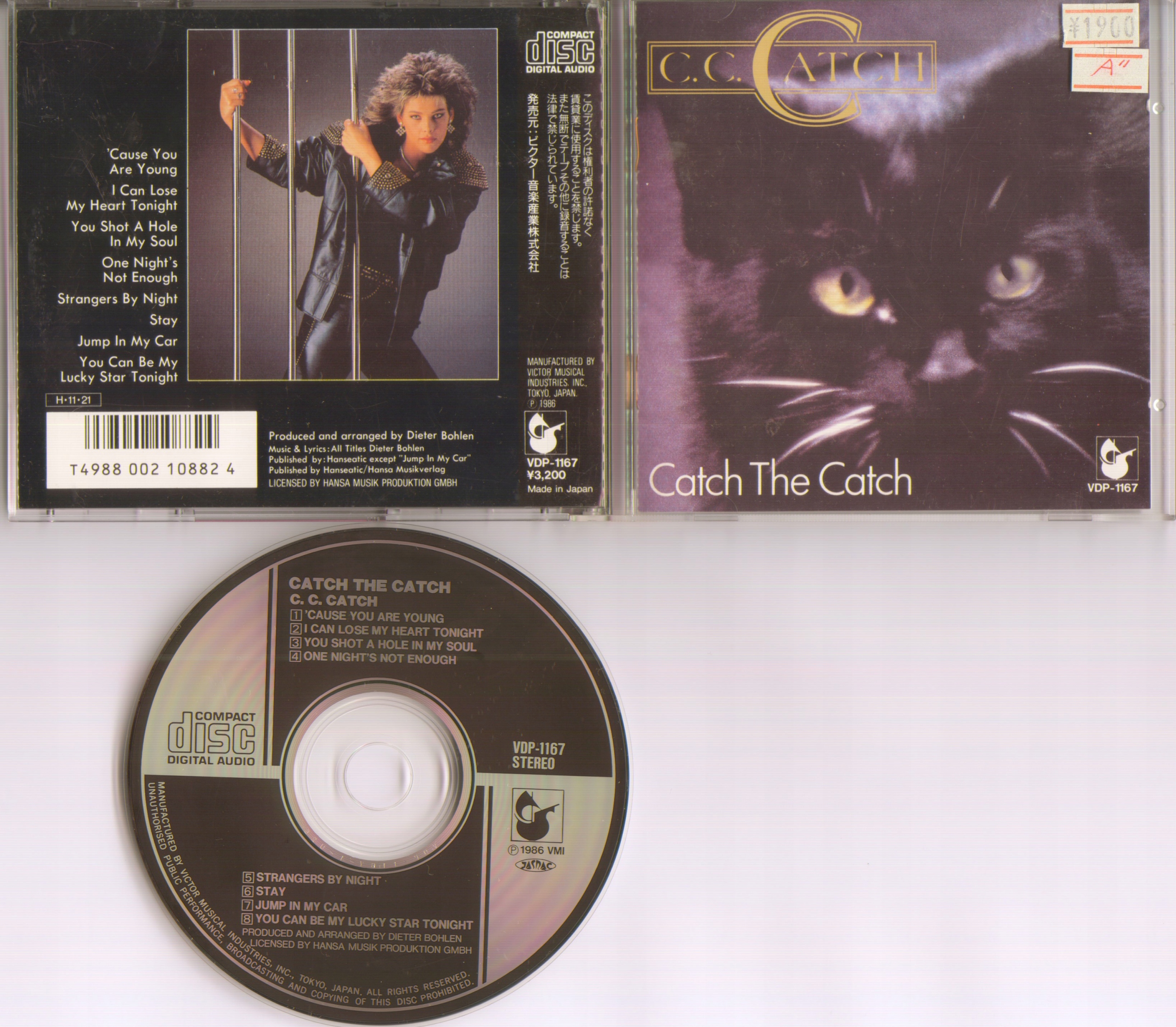 C.C. Catch Catch The Catch Japan 1986 VDP-1167 17612265385 - Sklepy ...