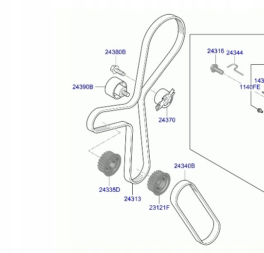 ROZRZĄD KPL KIA SPORTAGE PRO CEED XCEED RIO STONIC OPTIMA 1.6CRDI 2018 ...