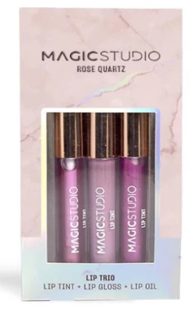 MAGIC STUDIO ROSE QUARTZ zestaw do makijażu ust 3 szt. (8436591928591 ...