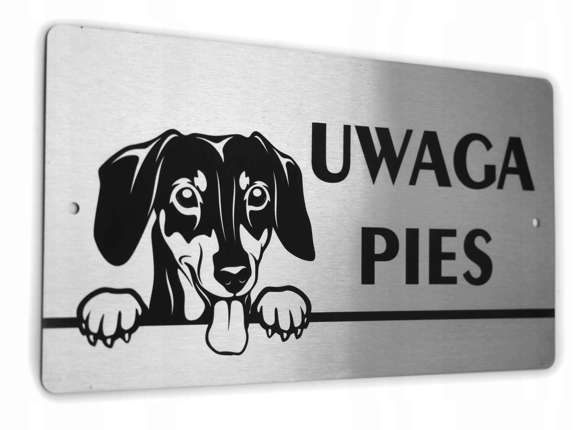 Tabliczka INOX - UWAGA PIES - Jamnik Podpalany 9742998767 - Allegro.pl Tabliczka INOX - UWAGA PIES - Jamnik Podpalany 9742998767 - Allegro.pl