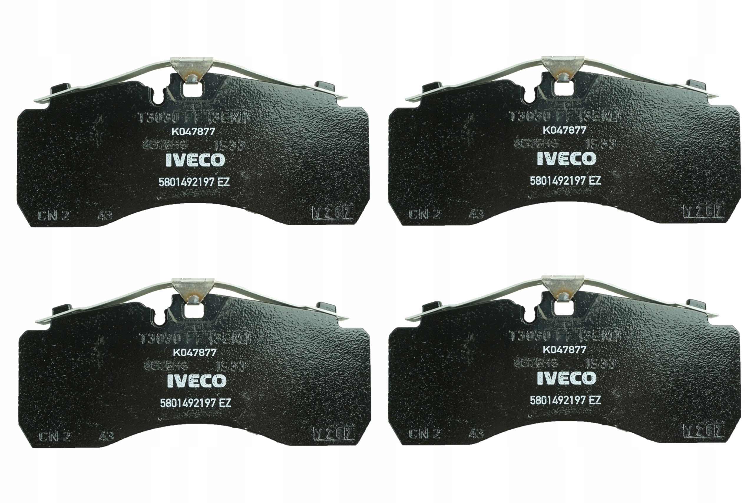 KLOCKI HAMULCOWE IVECO EUROCARGO I-III 500086004 za 515.00PLN z Złoczew ...