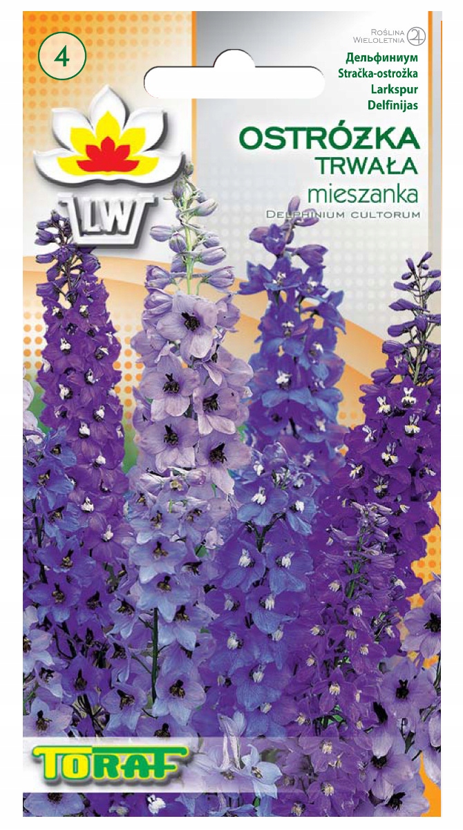 Ostróżka trwała mieszanka nasion 0,2g Toraf (5907617303058) • Cena ...