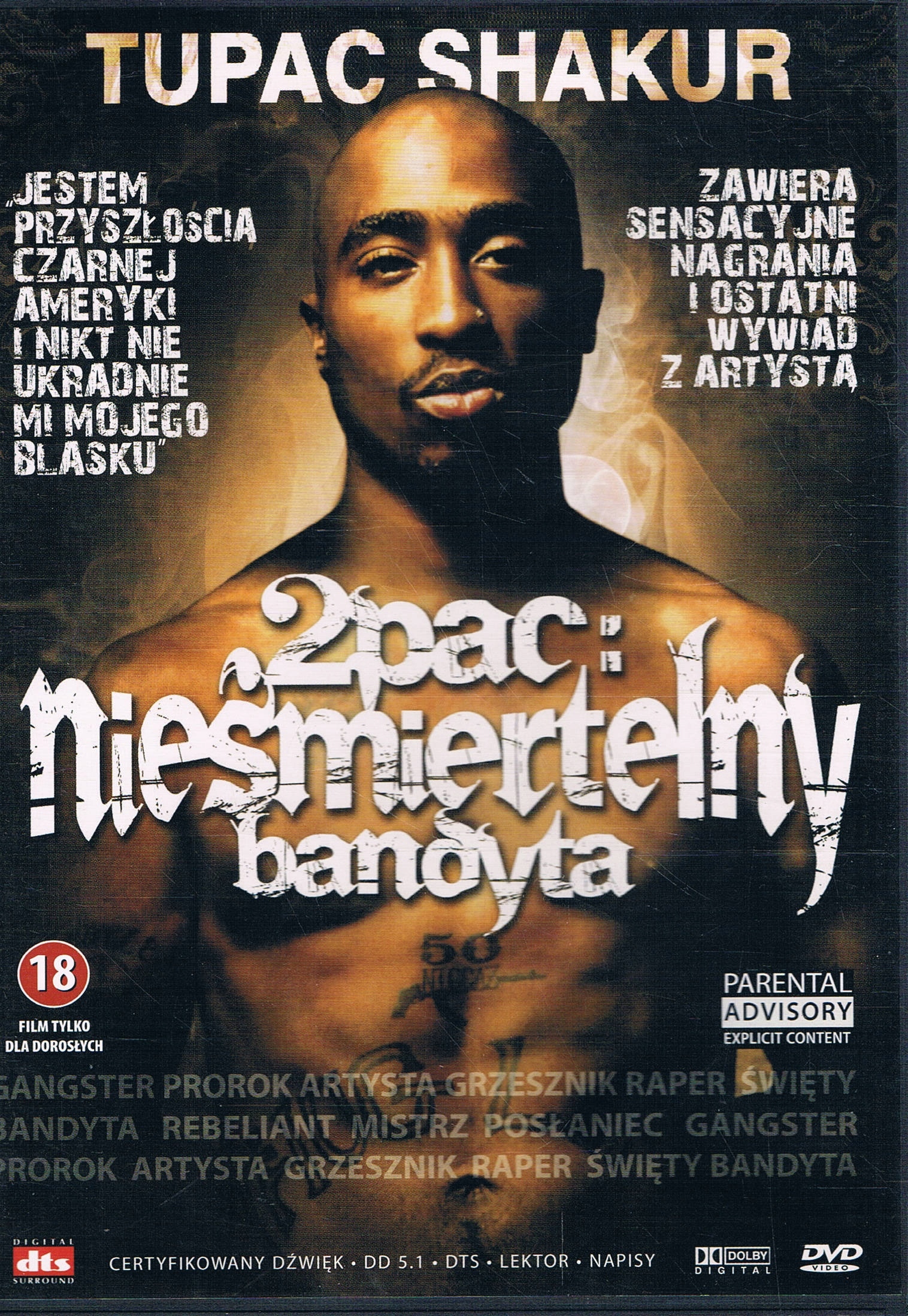 TUPAC SHAKUR: NIEŚMIERTELNY BANDYTA [DVD] 12697239744 - Sklepy, Opinie ...