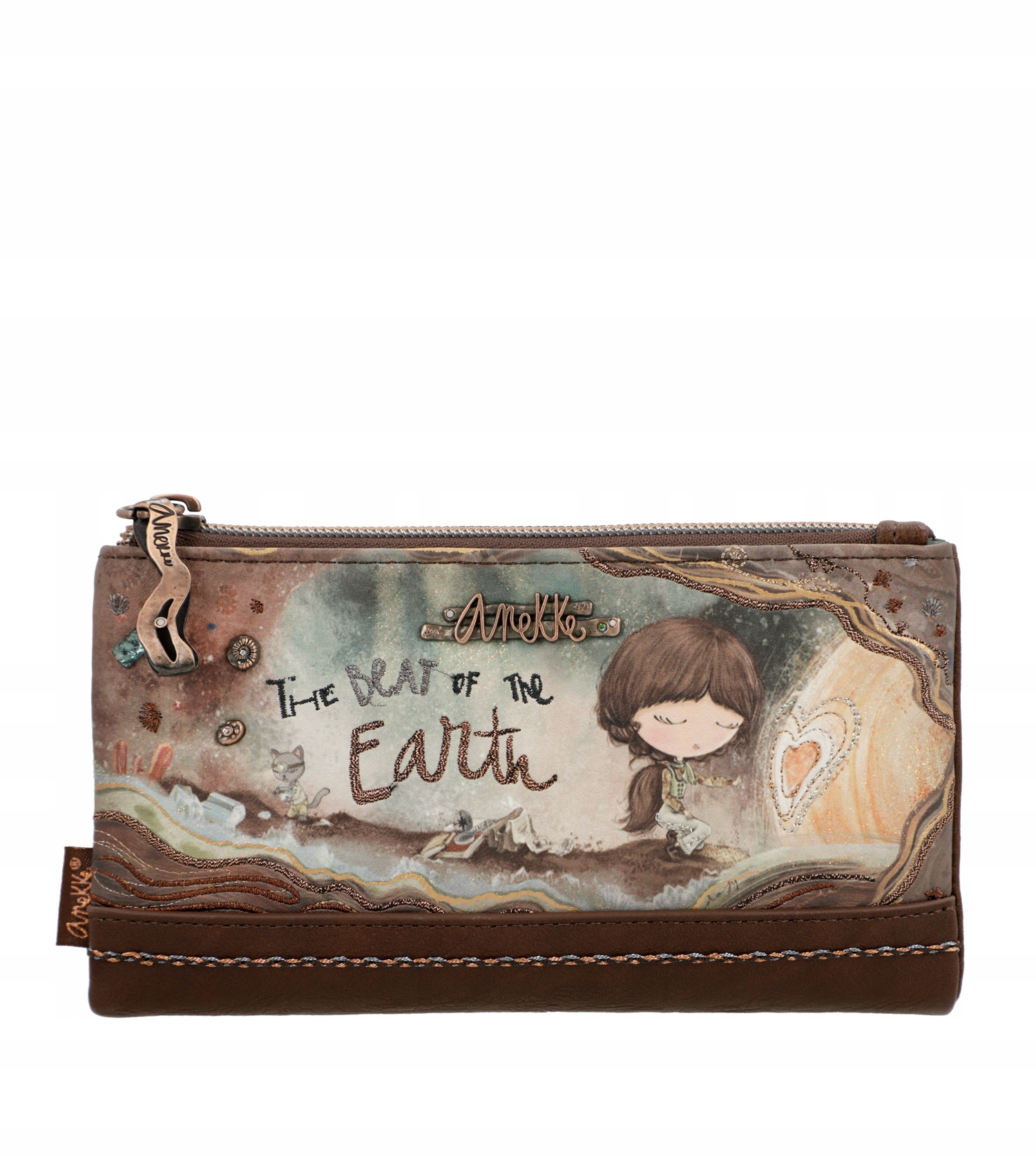 Anekke portfel skóra ekologiczna wielokolorowy - kobieta (8434172090743) • Cena, Opinie ...