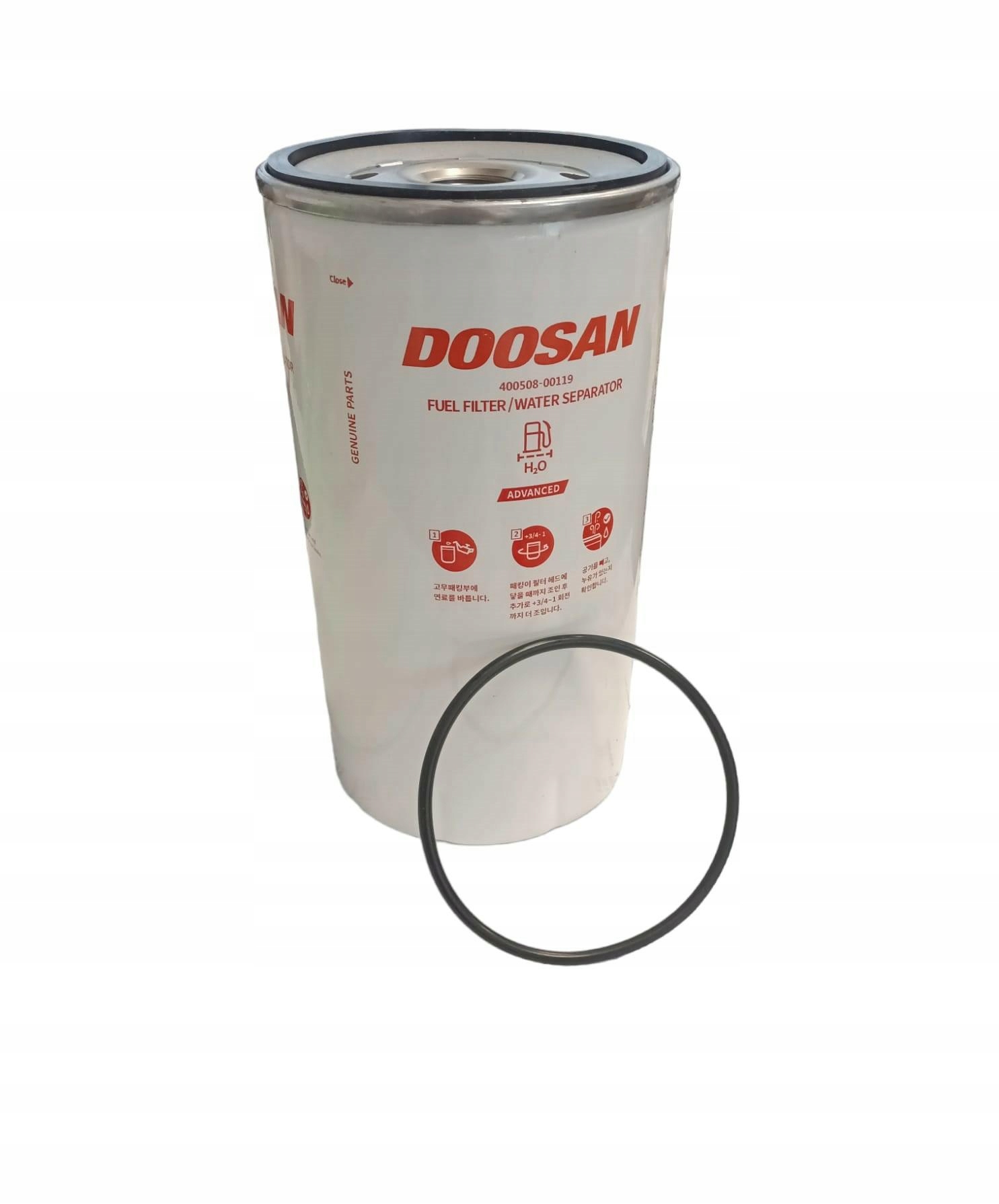 Filtr paliwa Doosan 400508-00119 • Cena, Opinie - Allegro