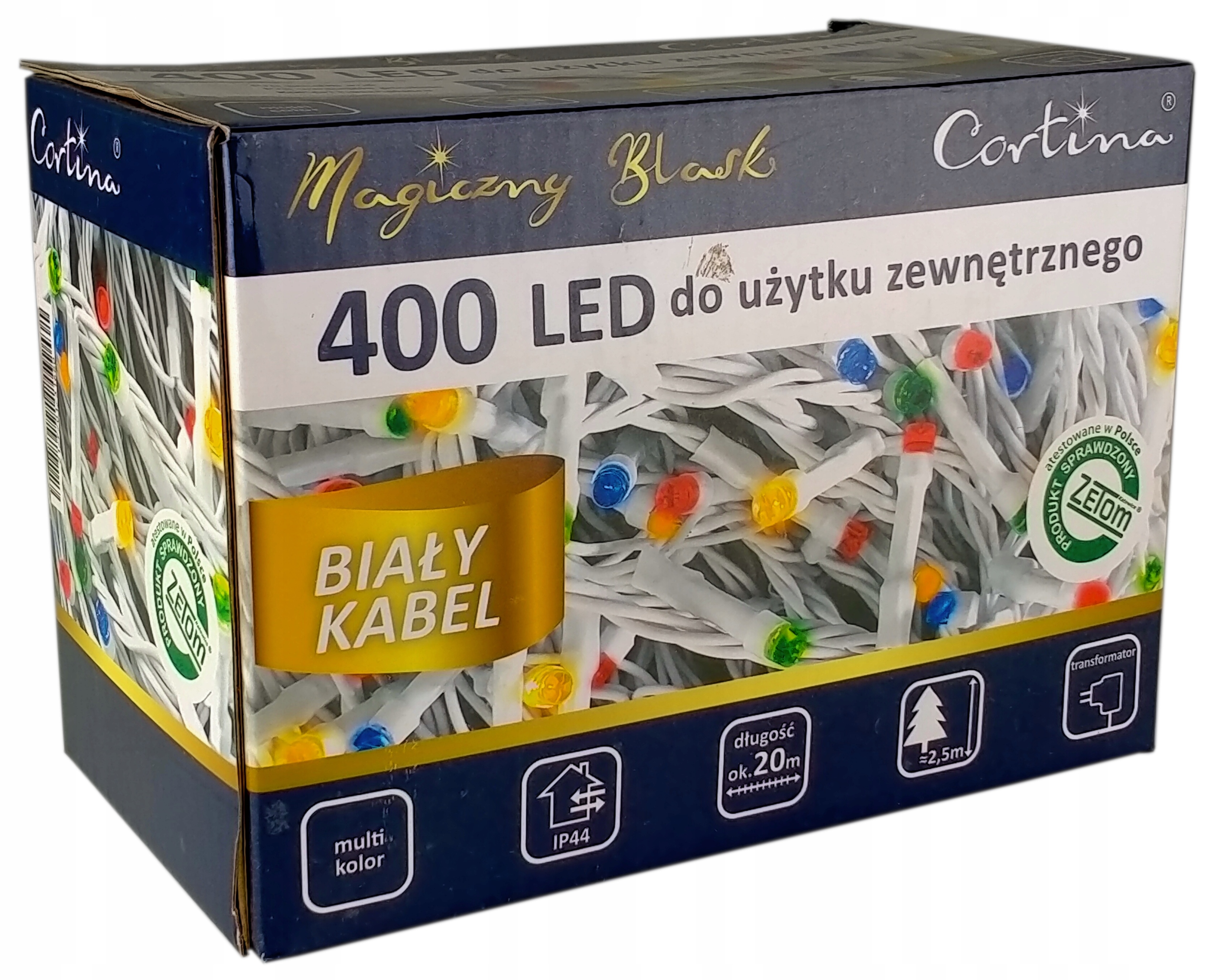 LAMPKI CHOINKOWE 400 LED BIAŁE WEWNĘTRZNE ZEWNĘTRZNE ŚWIATEŁKA ...