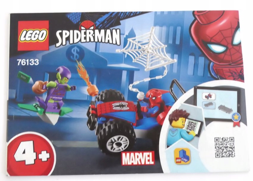 LEGO INSTRUKCJA 76133 Pościg samochodowy SpiderMan • Cena, Opinie ...